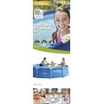 Open Box Intex 10' x 30" Round Metal Frame Above Ground Swimming Pool ...