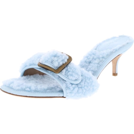 COACH 1941 Buckle Mule Baby Blue Shearling 10 B (M) | Walmart Canada