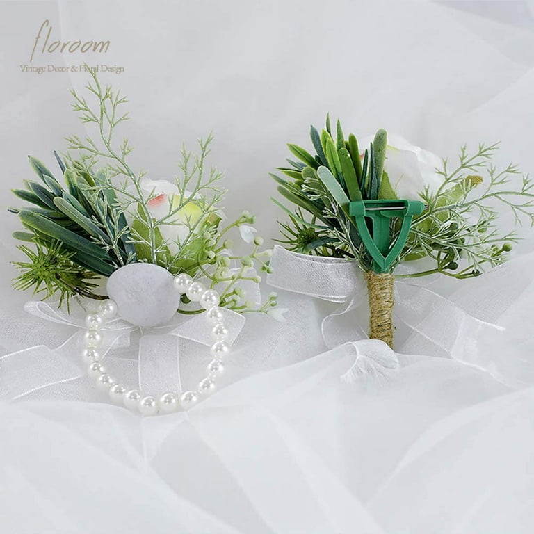 White Prom Flowers