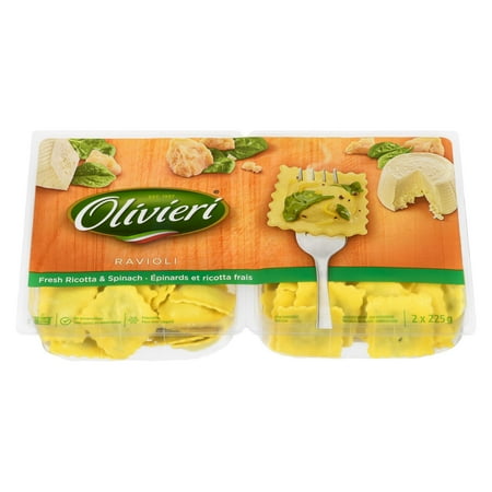 Olivieri Ricotta Spinach Fresh Pasta Ravioli, Fresh Pasta, 2 x 225 g ...