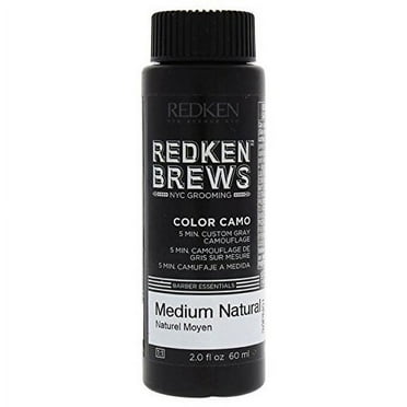 Redken Brews Men's Color Camo - Medium Natural, 2 oz Hair Color with ...