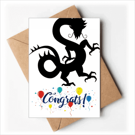Dragon Outline China Chinese Pattern Wedding Cards Congratulations ...