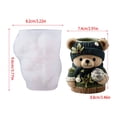 Bear Planter Silicone Mold Flowerot Concrete Mold Cement Gypsum Diys ...