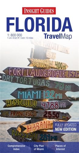 Florida Travel Map (Insight Guides) - Walmart.com