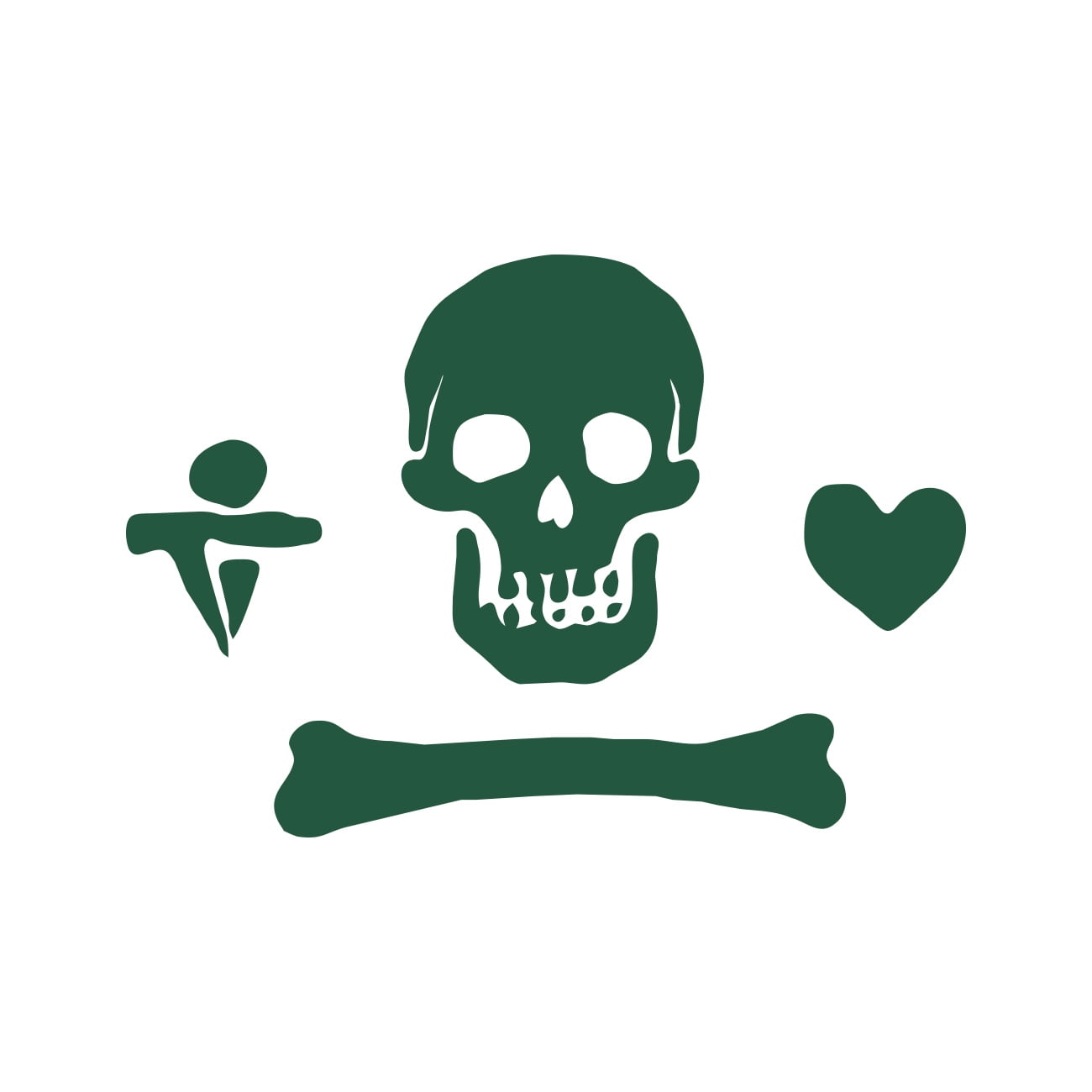 Jolly Roger Stede Bonnet Pirate Sticker Decal Die Cut - Self Adhesive ...