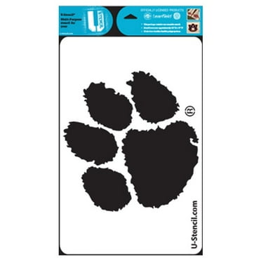 NCAA Clemson Tigers Collegiate Paw Mini Stencil Kit - Walmart.com