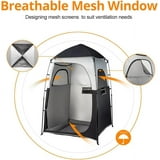 VINGLI 6.8FT Pop Up Camping Restroom Tent with Mesh Floor & Bag ...