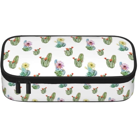 cute cow Pencil Case Pen Bag big Capacity with Zippers Organizer Pouch ...