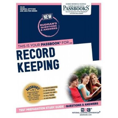 Record Keeping (CS-60): Passbooks Study Guide (General Aptitude and ...
