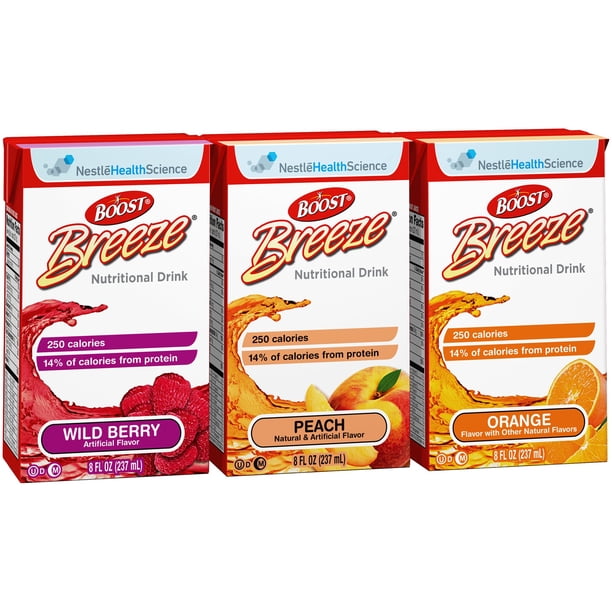 Nestle Boost Breeze Nutritional Drink 8 oz Carton 27 Ct - Walmart.com ...