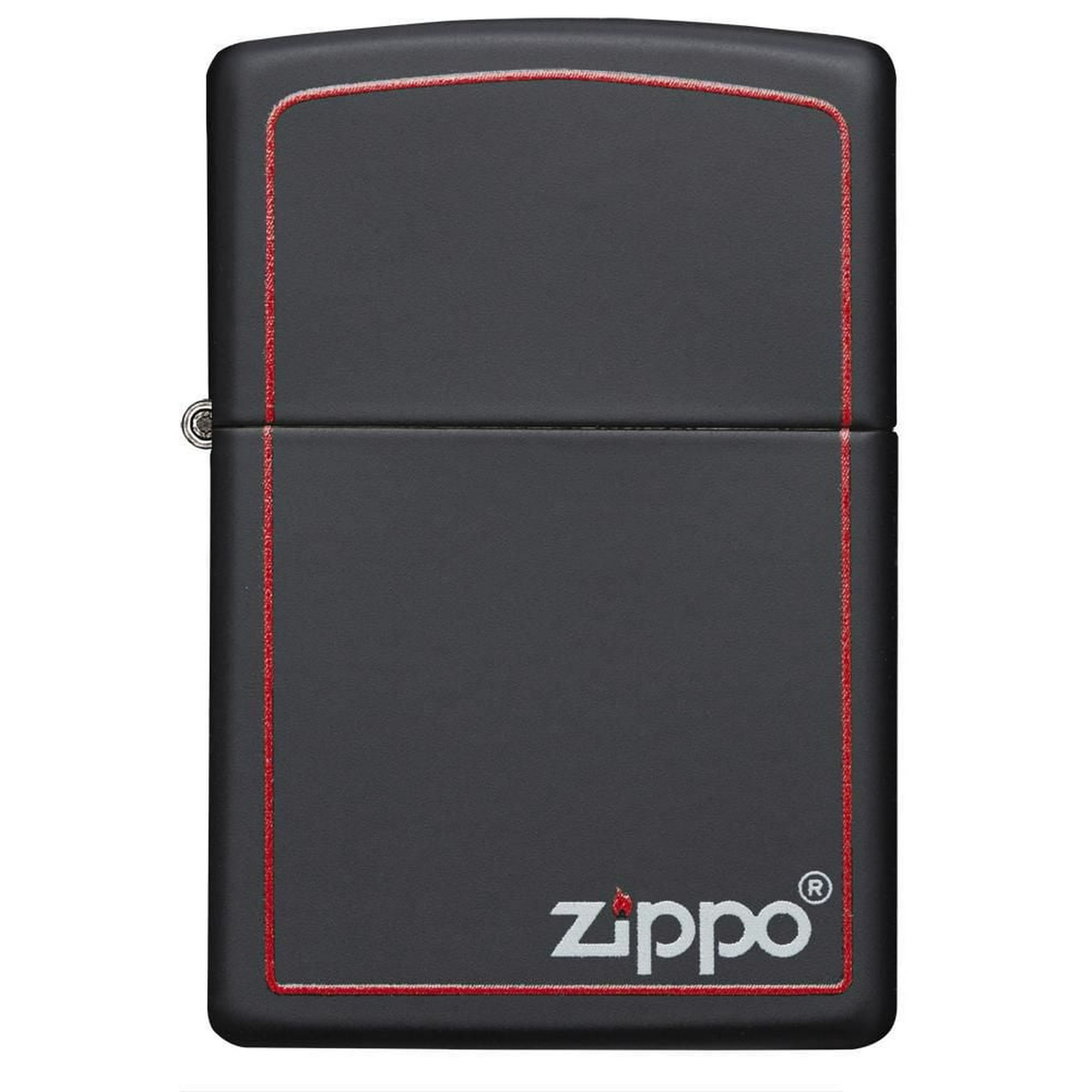 Click here for Zippo Black Matte W/Zippo Border (218zb) prices