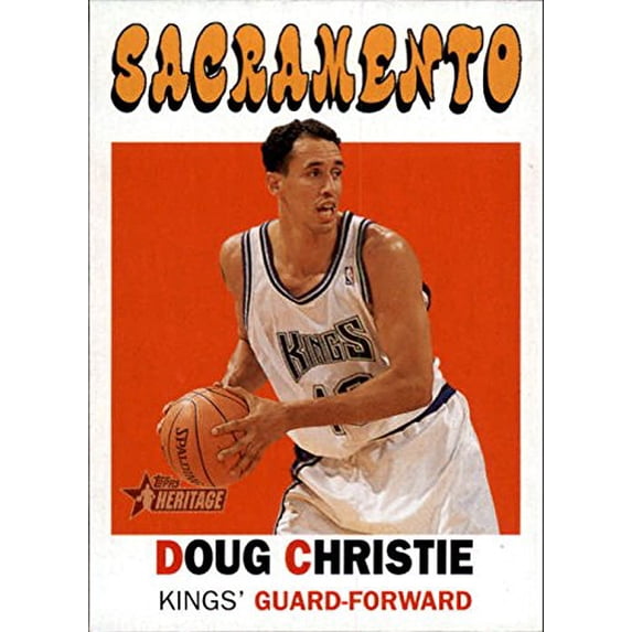 2000-01 Topps Heritage #120 Doug Christie NBA Basketball Trading Card ...