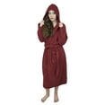 Women 100% Luxury Terry Cotton Hooded Shawl Bathrobe Toweling Spa - Walmart.com