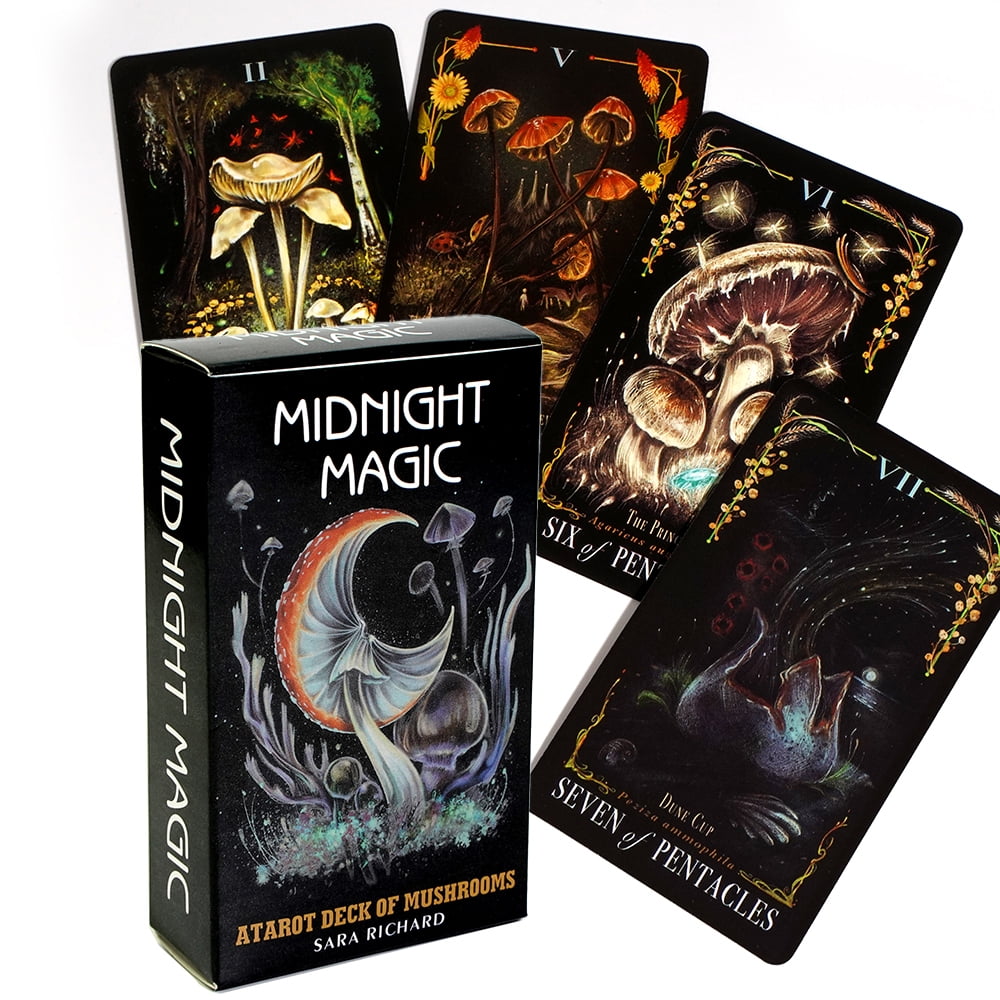 Midnight Magic Tarot A Tarot Deck of Mushrooms Cards 78 unique tarot ...