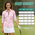 Aplkyhs Pink Spider Web Golf Tennis Shirts Golf Tennis Shirts 3/4 ...