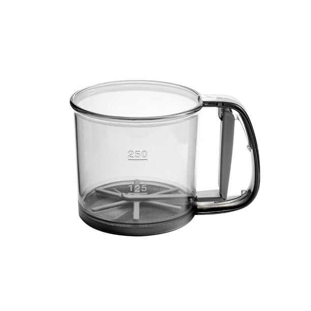 One-Handed Kitchen Flour Sifter Manual Powdered Sugar Shaker Baking Cup ...