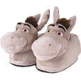 2102-3 - DreamWorks Shrek - Donkey Slippers - Large - Happy Feet Mens ...