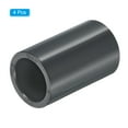 Uxcell UPVC Pipe Fitting 16mm Socket, 4 Pack Straight Coupling, Dark ...