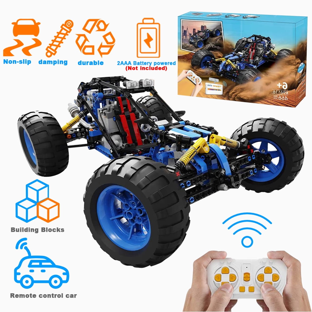 AMERTEER Building Blocks City Remote Control Car Off-Road Vehicle Toys ...