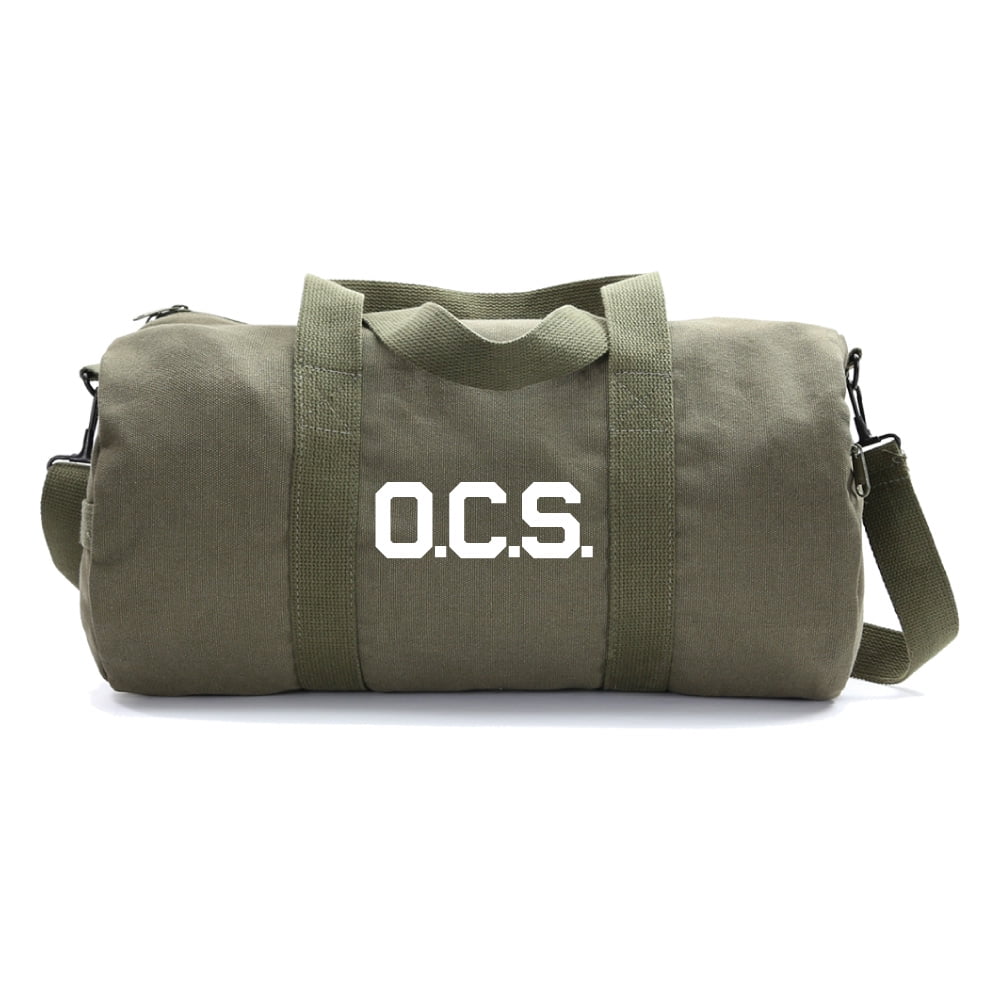 OCS Letters Officer Branch of Service Heavyweight Canvas Duffel Bag in ...