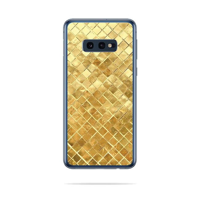 MightySkins SAGS10E-Gold Tiles Skin for Samsung Galaxy S10E - Gold ...
