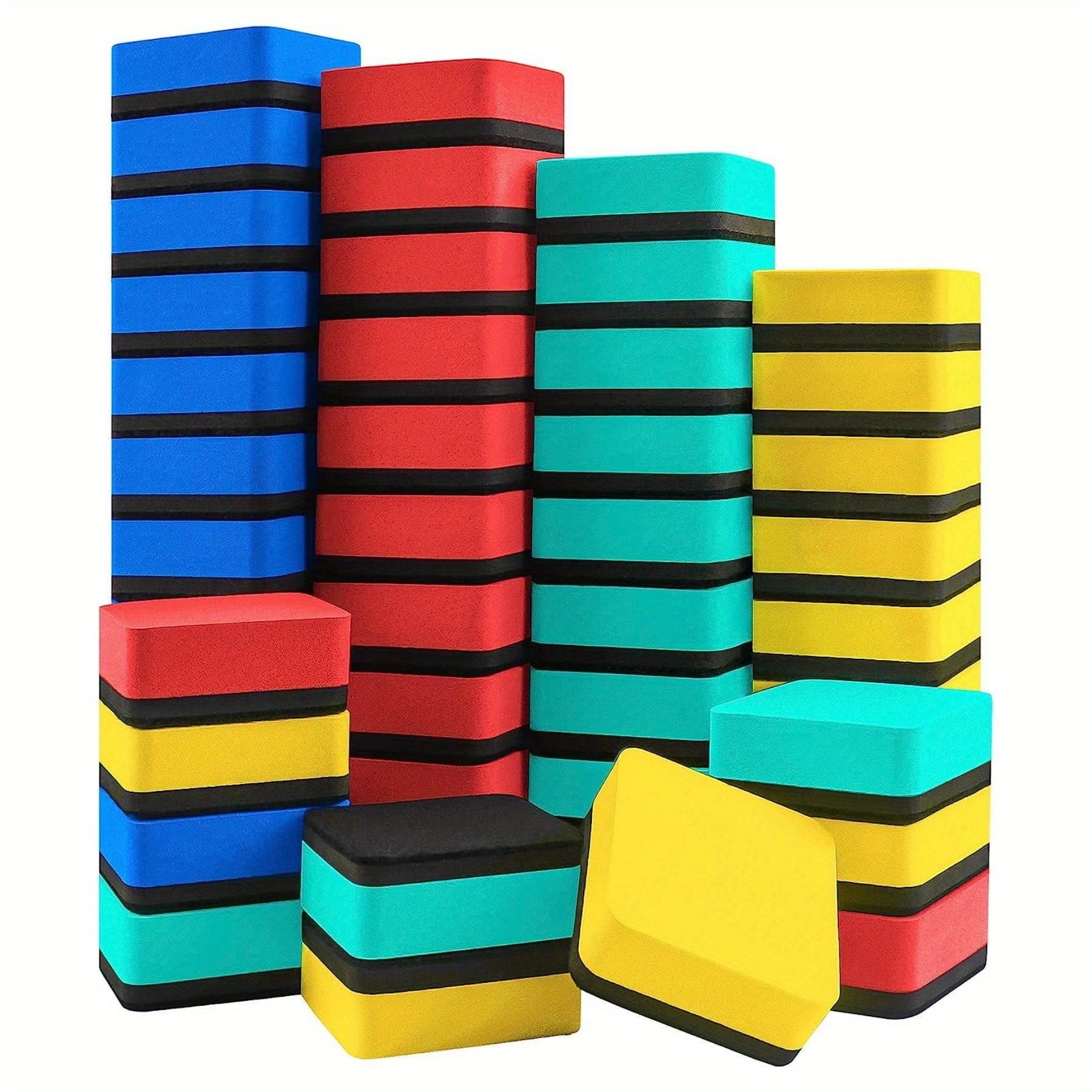 Click here for Grm Mini Dry Erase Erasers  48 Pack Magnetic White... prices