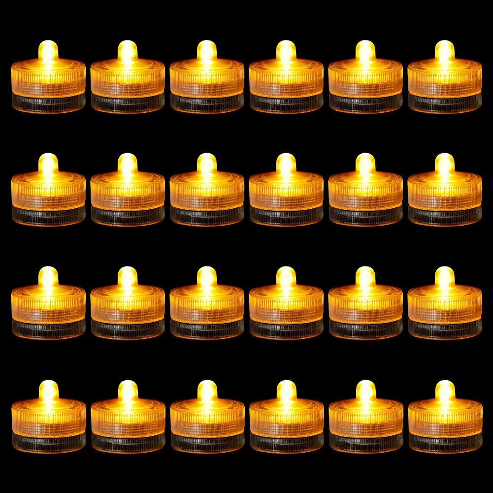Submersible LED Lights,Waterproof Pool Tea Lights Shower Led Lights ...