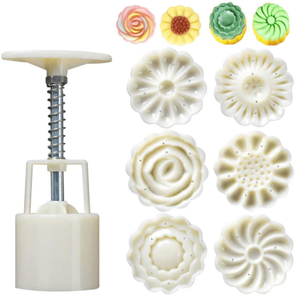 Click here for Dutchman Hand Pressed Mooncake Mold Set With Flowe... prices