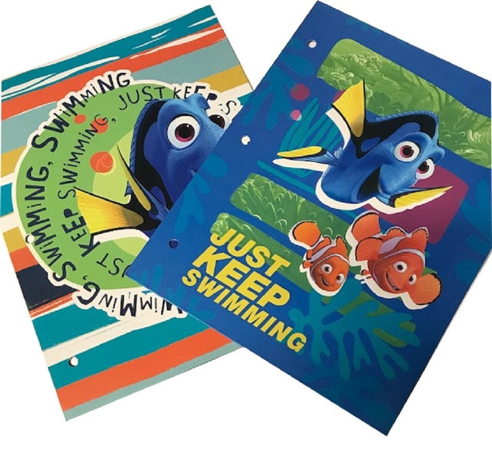 Disney Pixar Finding Dory 2-Pocket Assorted Portfolio Folders- 2 Pack ...