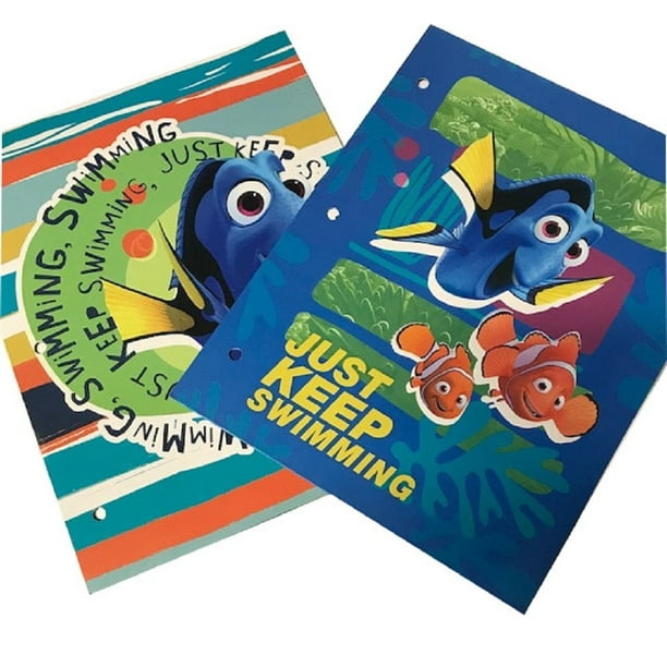 Disney Pixar Finding Dory 2-Pocket Assorted Portfolio Folders- 2 Pack ...