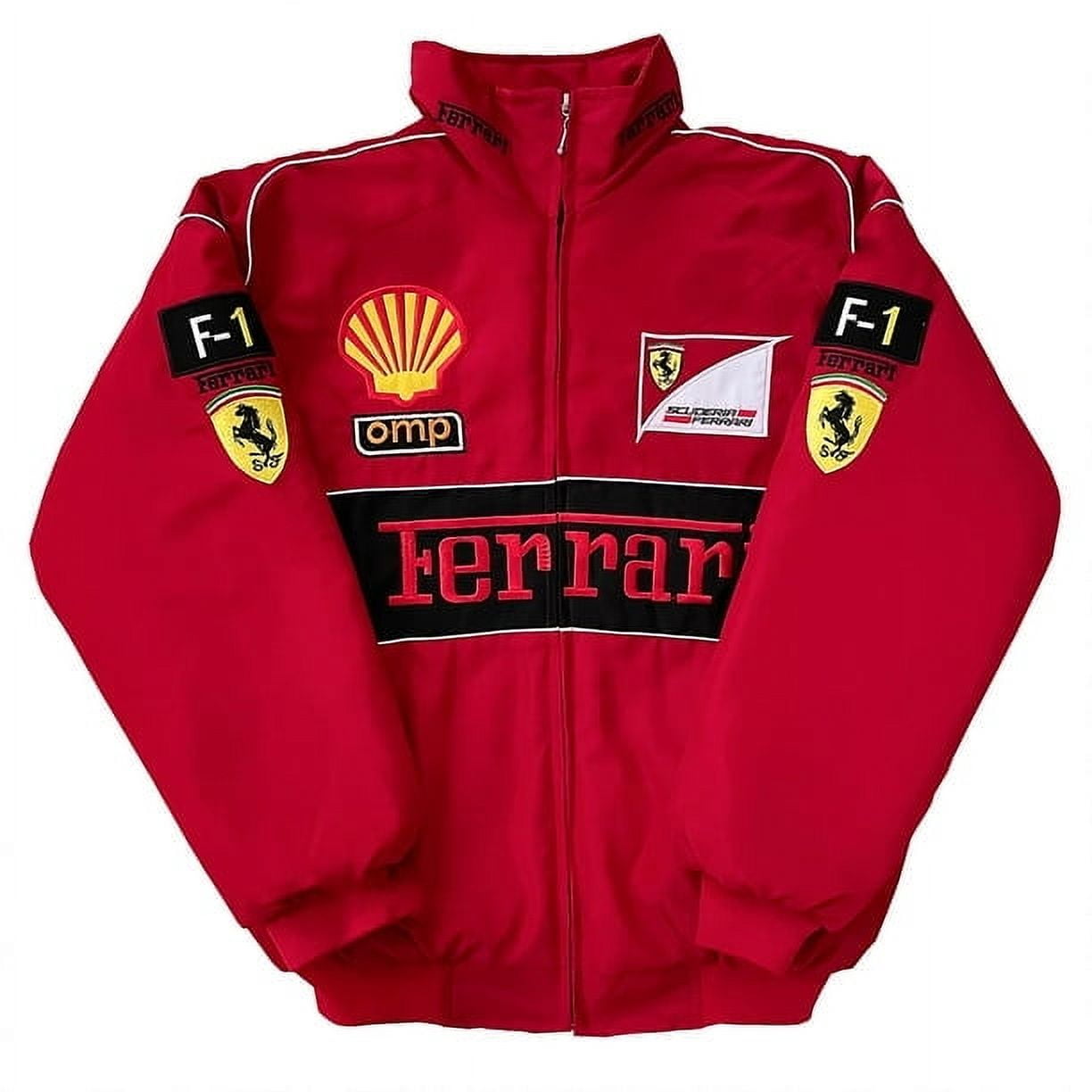 Click here for Chang F1 Racing Jacket Red With Embroidery Motorcy... prices