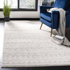 SAFAVIEH Adirondack Emil Southwestern Area Rug, Ivory/Charcoal, 9' x 12 ...