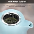 550ml Ceramic Teapot With Detachable Tea Infuser Japanese Style ...