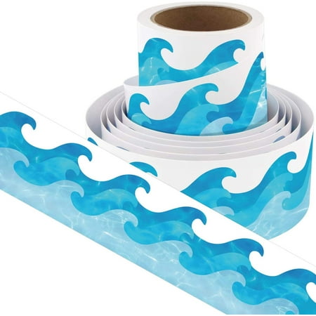 Ocean Waves Bulletin Board Border Trim for Classroom Chalkboard ...