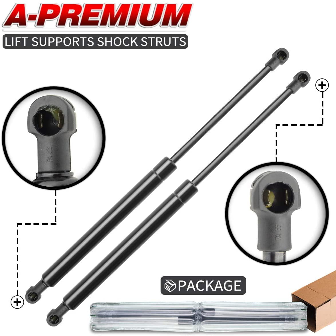 Automotive Lift Supports A-Premium Hood Bonnet Lift Supports Shock ...