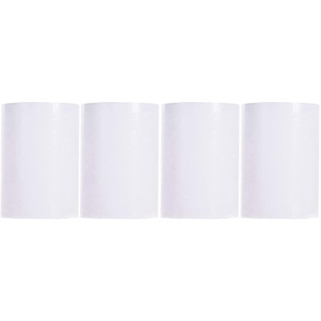 4 Rolls Thermal Receipt Paper 57x40mm/2.24x1.57in White Thermal Paper ...
