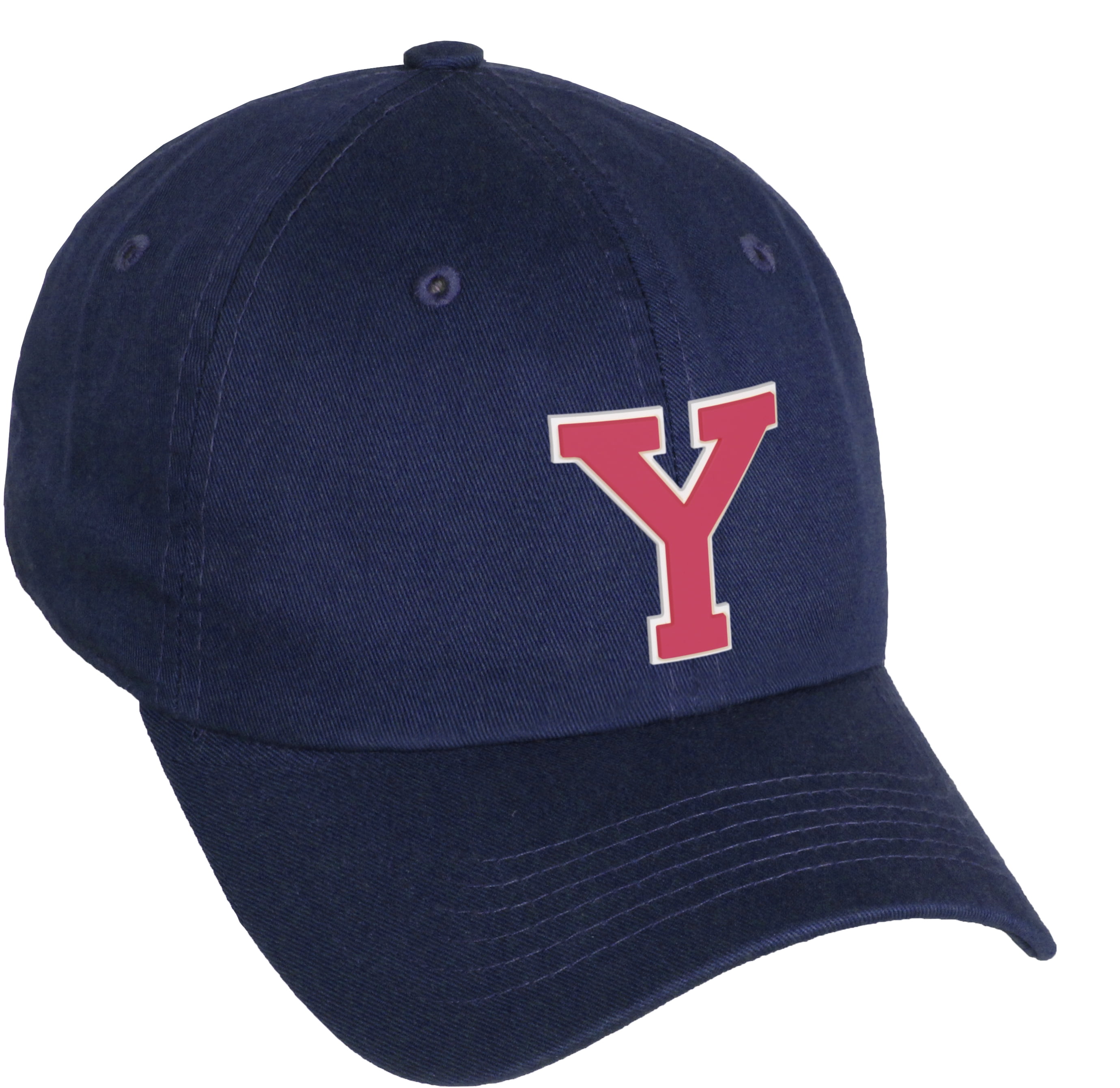 Daxton Classic 3D Varsity White Rose Initial Letters Baseball Dad Hat ...