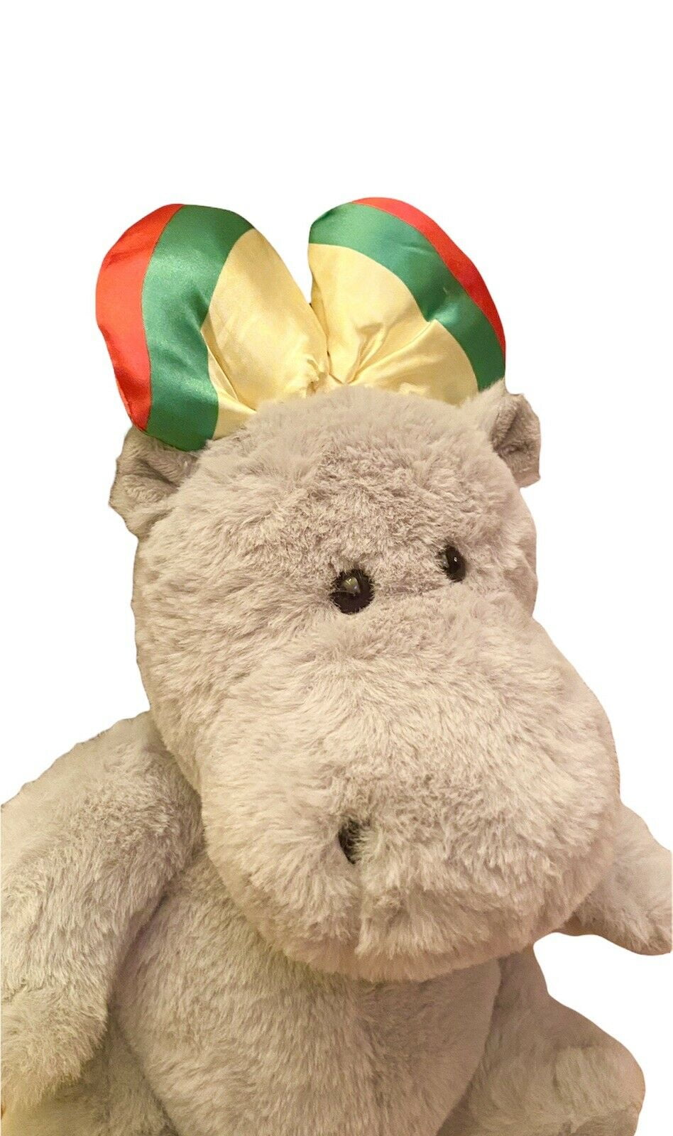 wed 14" Hippo Rainbow Bow Spring Curious George kohls Plush Soft Animal ...