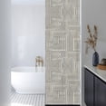 Black Arches Window Privacy Film, Abstract Modern Minimalist Curves ...