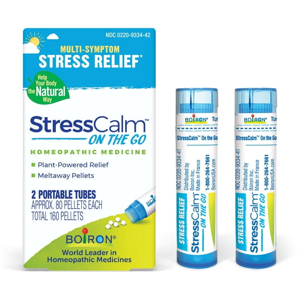 Boiron StressCalm On the Go, Homeopathic Medicine for Stress Relief ...