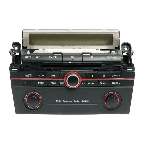 Restored 2004 Mazda 3 AMFM Radio Receiver 6 Disc CD Player Display Part ...