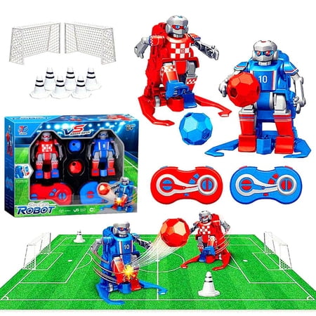 Toy 2 Pcs 2.4GHz RC Football Robot Toy Wireless Remote Control Two ...