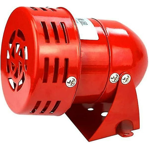 Sirena Sirena 220v, 120 Db Motor Drive Sirena, Sirena de motor roja ...