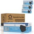 2000pcs Kids Disposable Face Masks - 3 Ply Kids Masks for Boys Girls ...