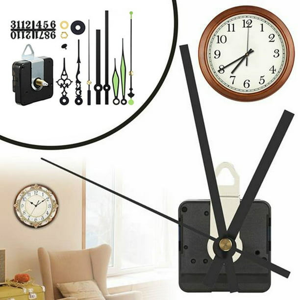 DIY Clock Quartz Clock Movement Mechanism Glowing Hands Quartz Clock ...