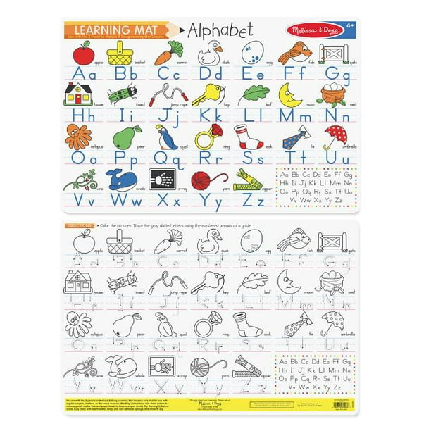 Alphabet Write-A-Mat (Bundle of 6) - Walmart.com