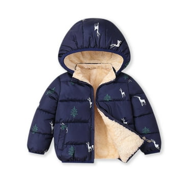 Gyratedream 2-6T Toddler Kids Little Boy Girl Winter Down Coat Fleece Lined Hooded Jacket ...