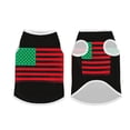 African America Flag Dog T Shirts Vest for Dogs Fit - Spring, Summer ...