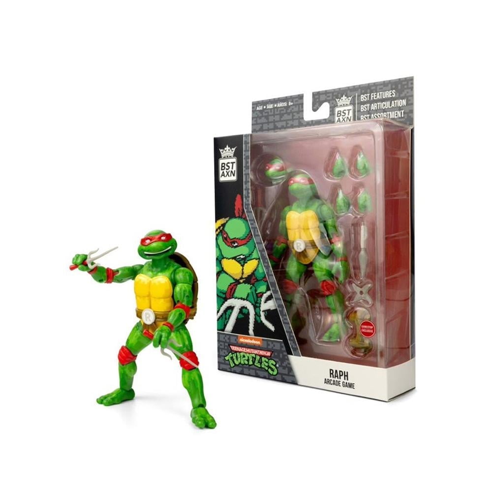Figura de Acción Tortugas Ninja BST AXN Coleccionable Raphael Arcade ...
