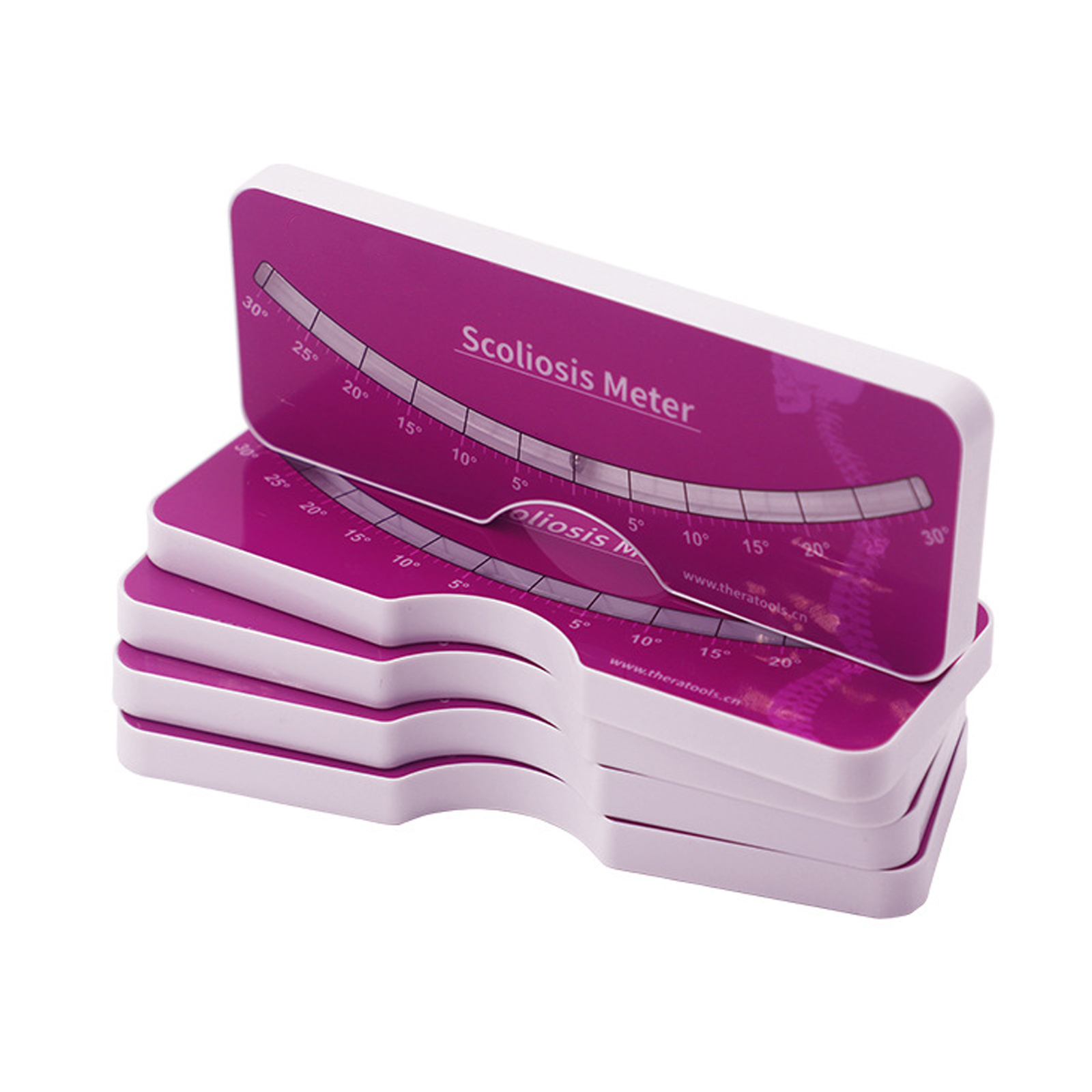 Back Spine Diagnosis Meter with Clear Scale Pocket Scoliosis Measuring ...